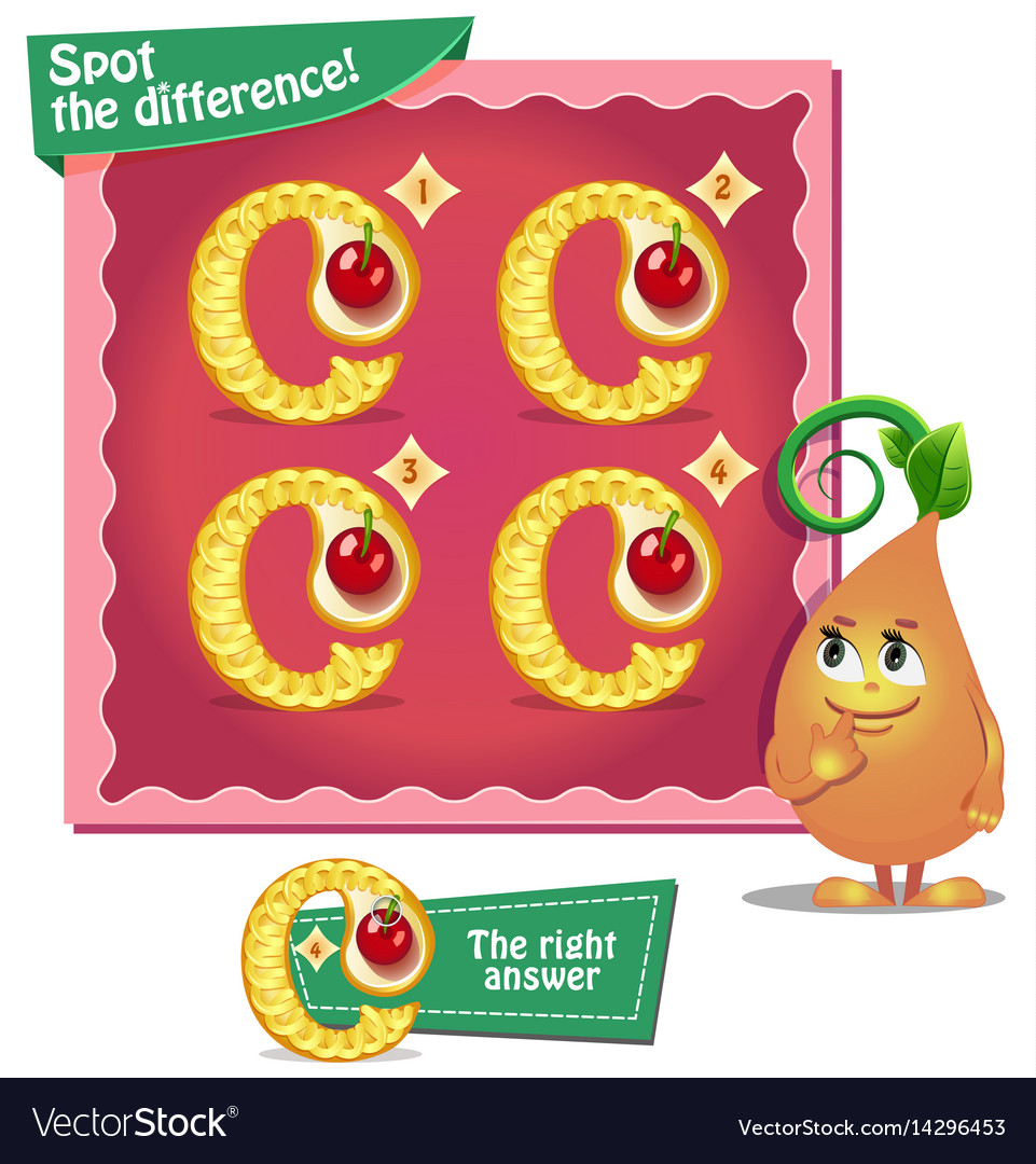 Spot the difference letters c Royalty Free Vector Image Spot the difference letters c Royalty Free Vector Image
