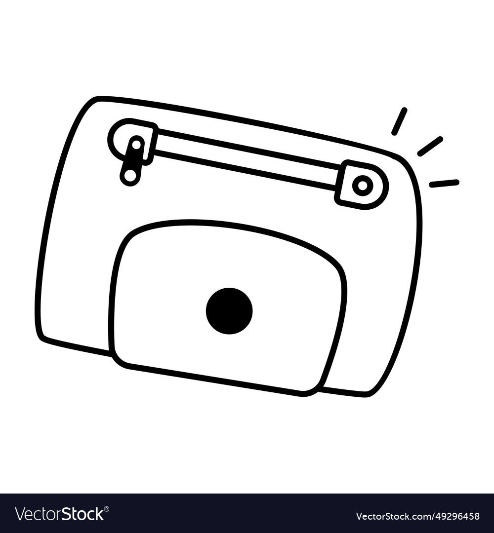 Geometry pouch Royalty Free Vector Image - VectorStock