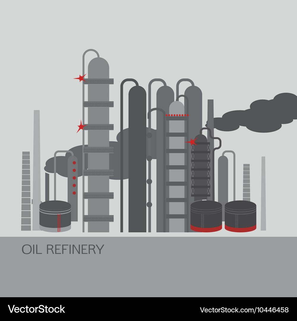 Oil Plant 01 A Royalty Free Vector Image - VectorStock