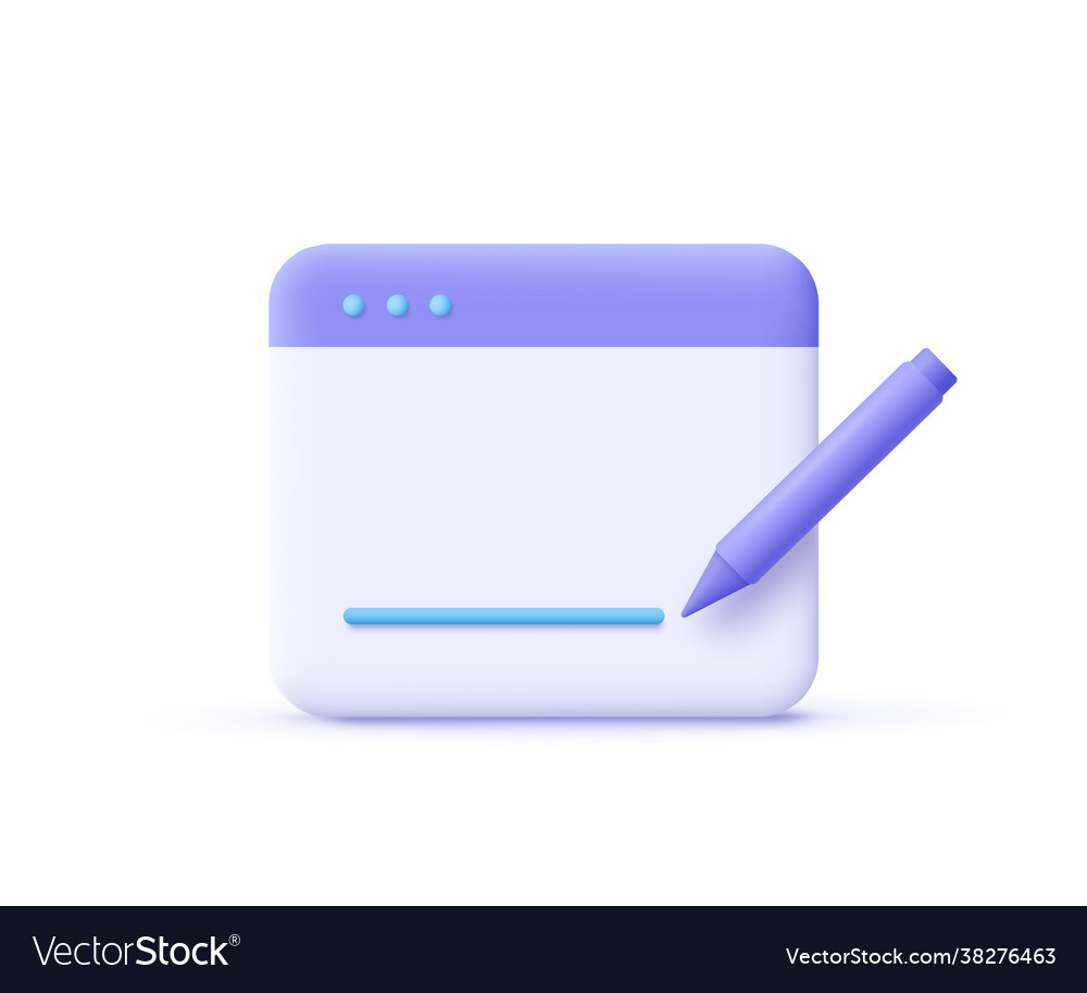 Copywriting writing icon document concept web Vector Image