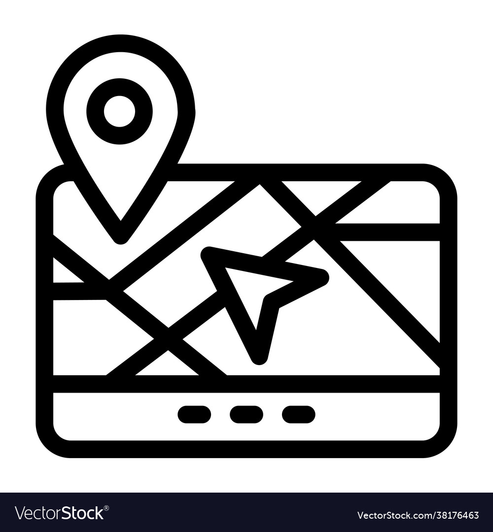 Location map Royalty Free Vector Image - VectorStock