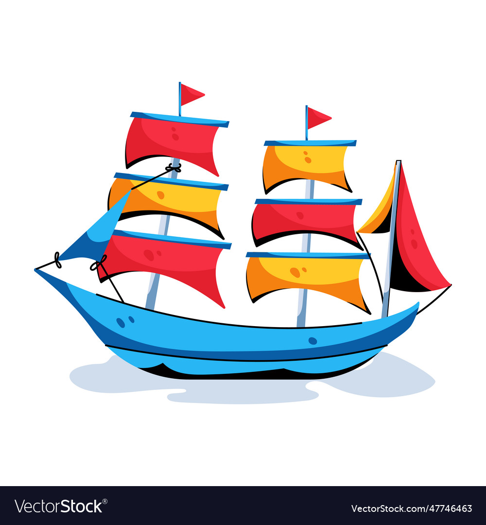 Sailing ship Royalty Free Vector Image - VectorStock