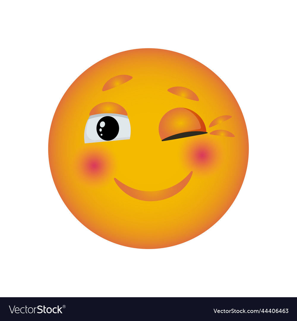 Smile Cries Big Tears Emoji Reactions To Messages Vector Image