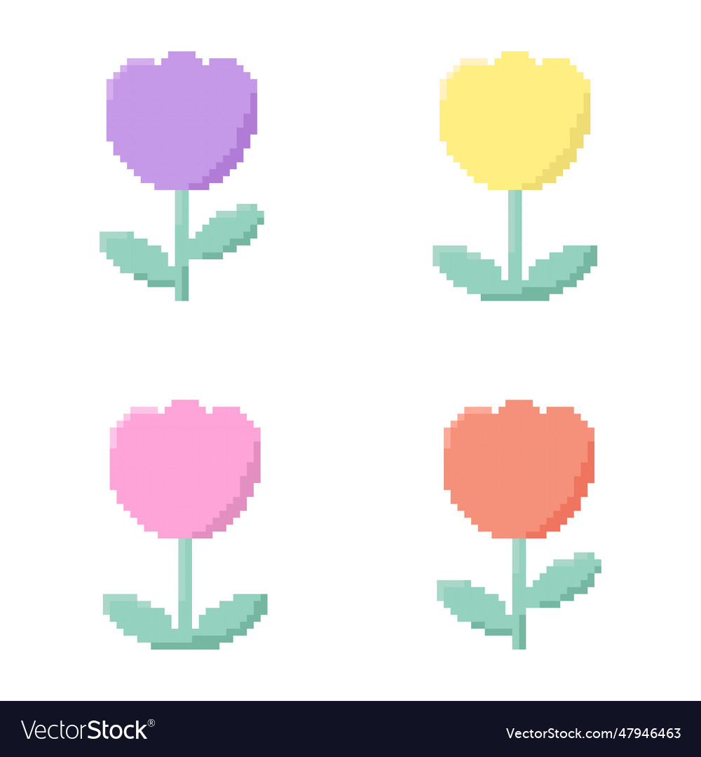 Flower Pot Pixel Art