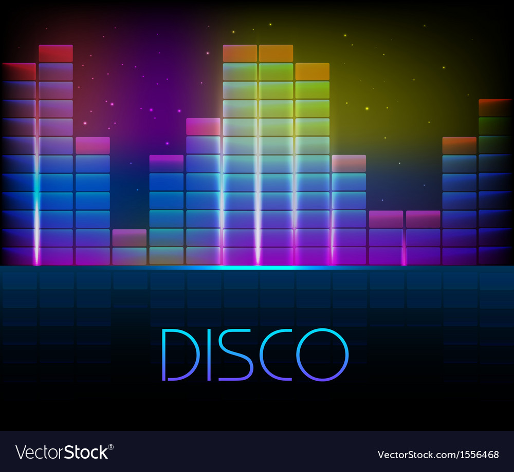 Disco background Royalty Free Vector Image - VectorStock