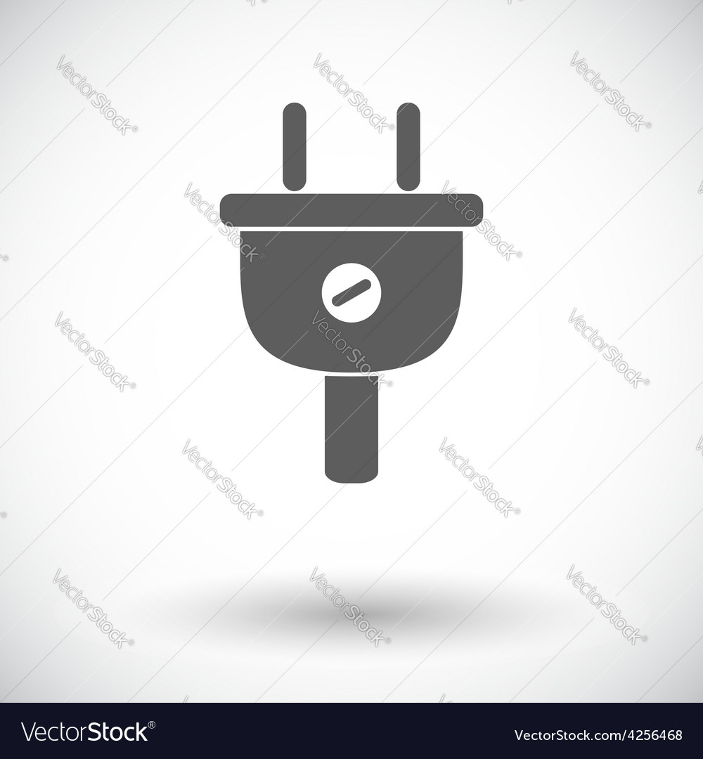 Electrical plug Royalty Free Vector Image - VectorStock