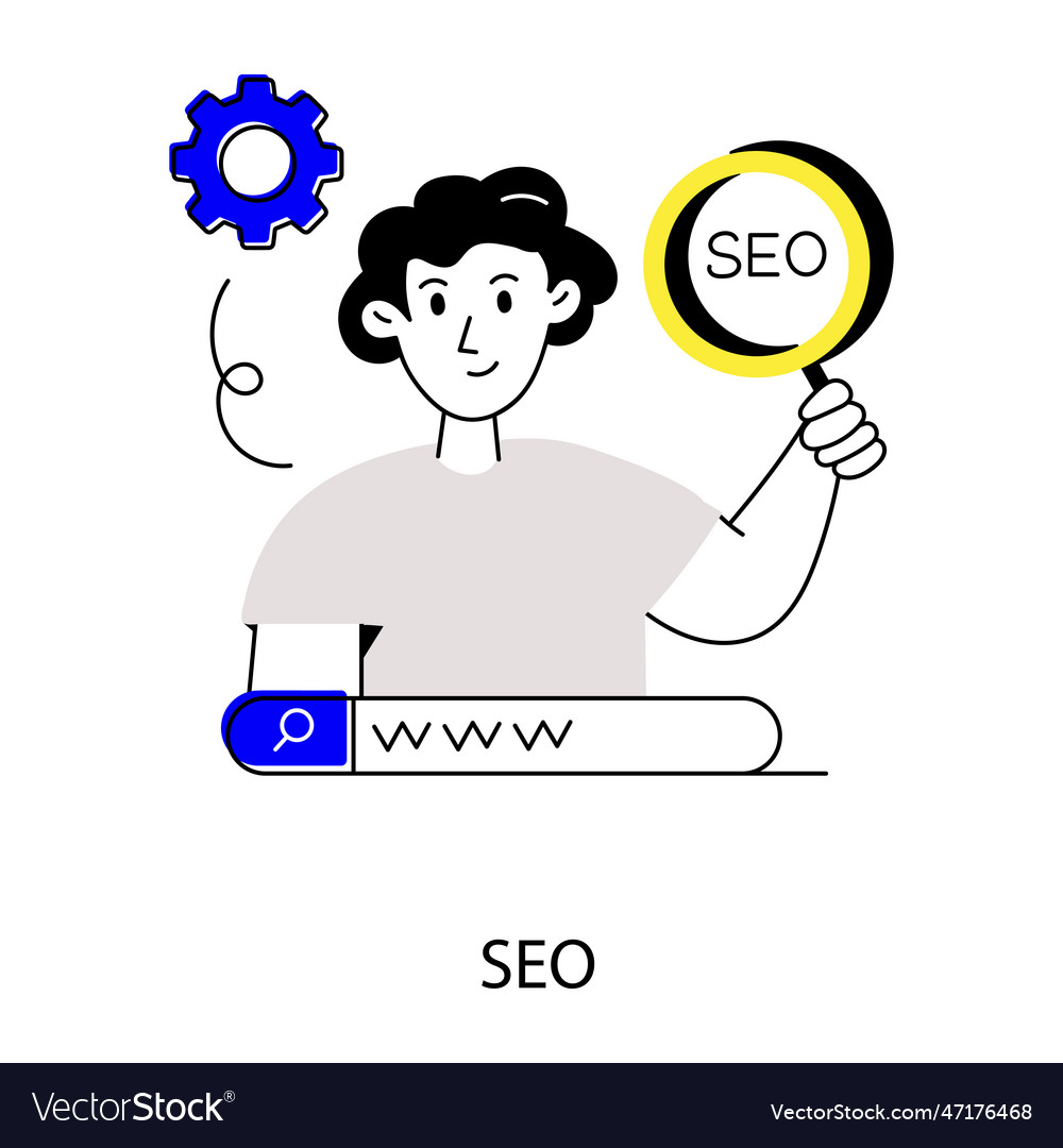 Seo Royalty Free Vector Image - VectorStock Seo Royalty Free Vector Image - VectorStock