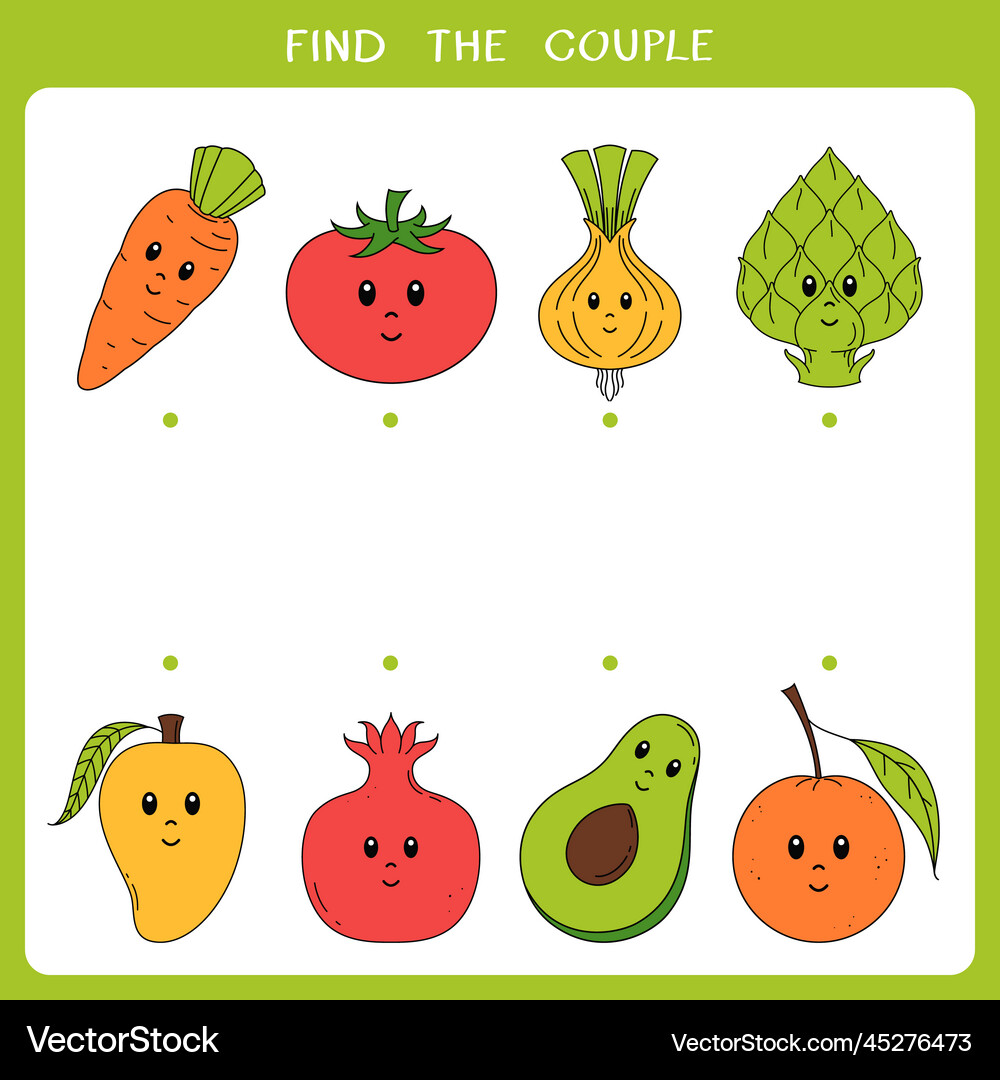 Find the couple Royalty Free Vector Image - VectorStock