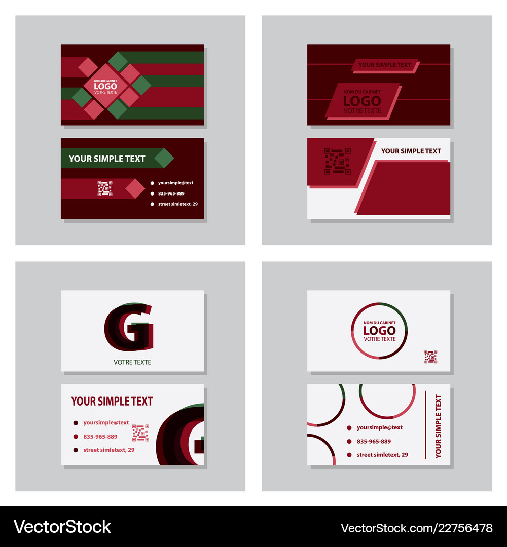 Business model name card luxury modern black Vector Image