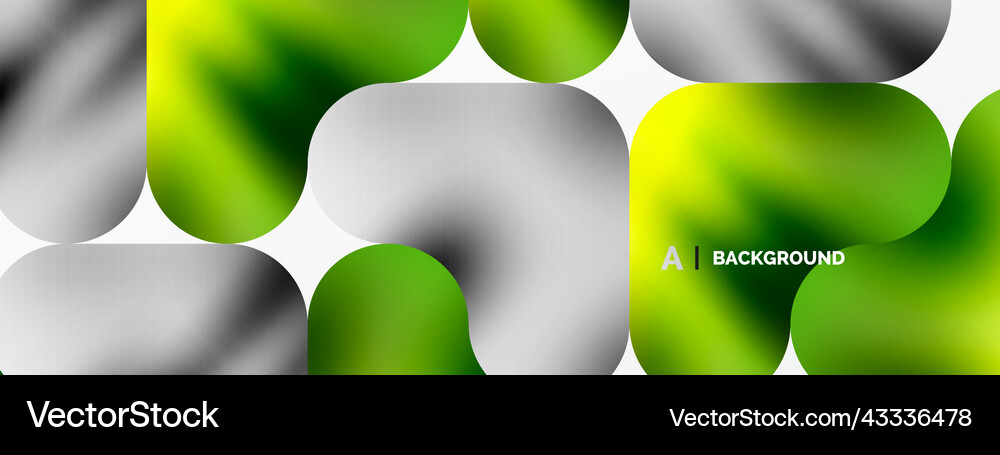 Round shapes and circle geometric abstract Vector Image