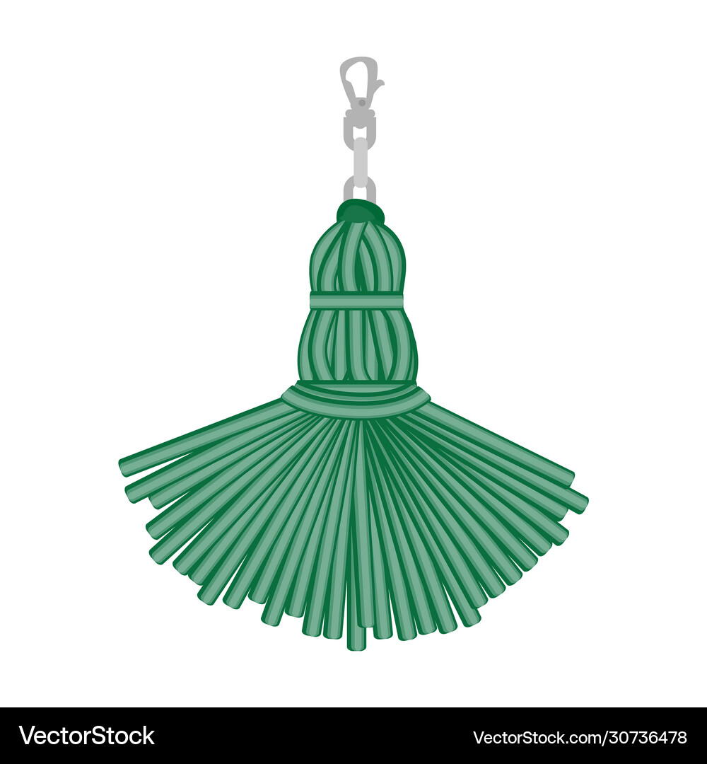 Tassel brush iconcartoon icon Royalty Free Vector Image