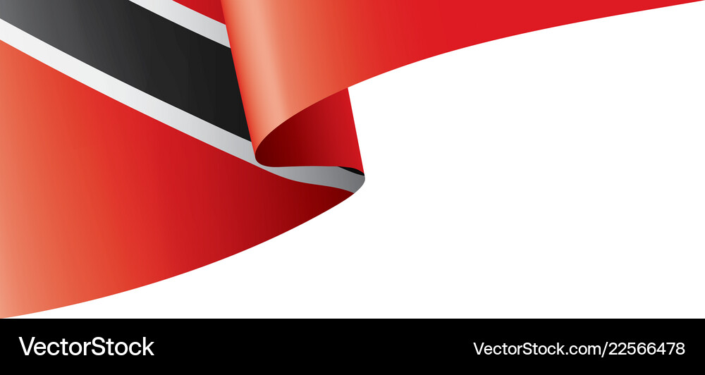 Trinidad and tobago flag Royalty Free Vector Image