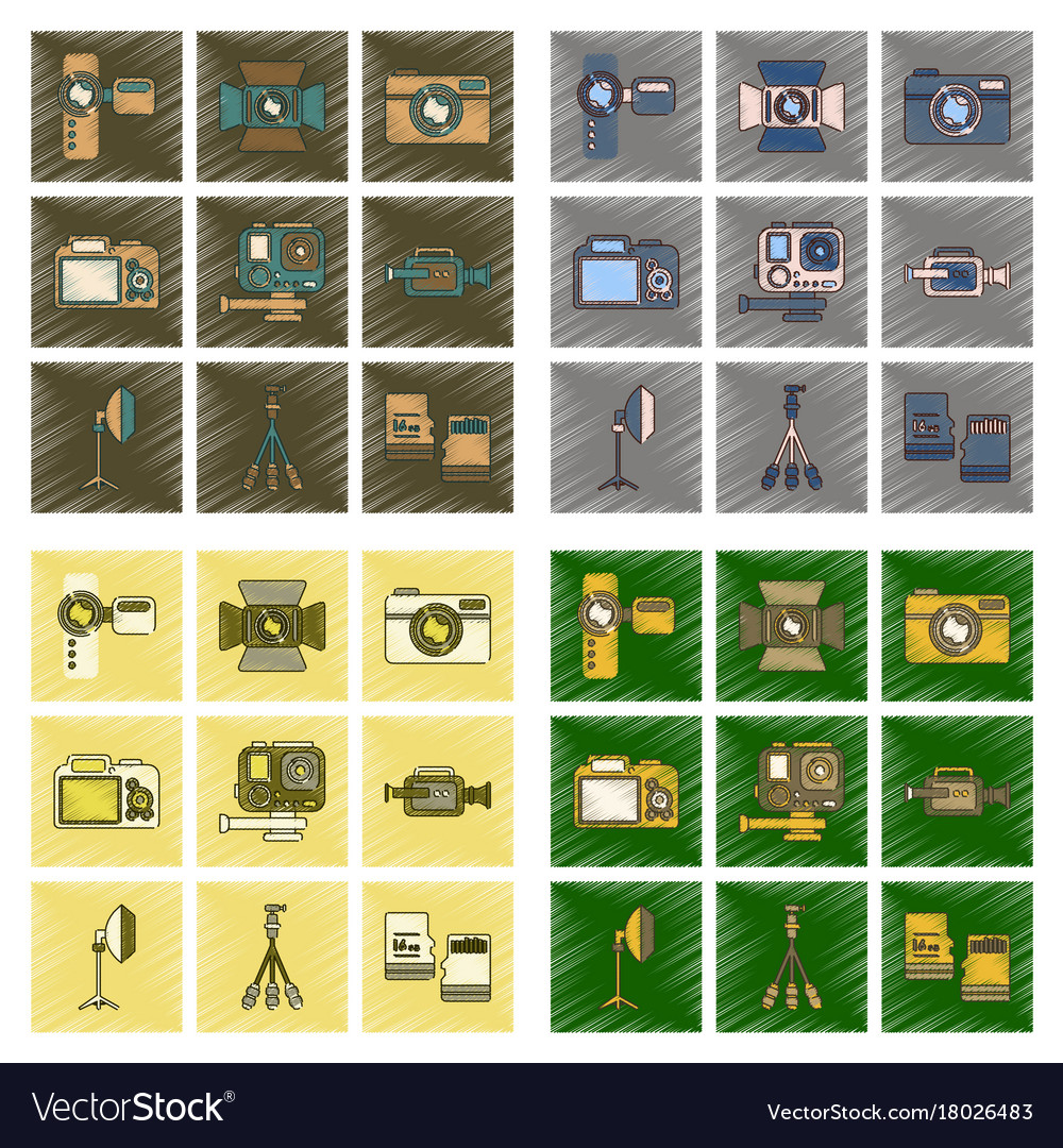 Assembly flat shading style icon multimedia Vector Image