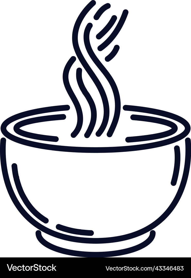 Coffee cup and steam Royalty Free Vector Image