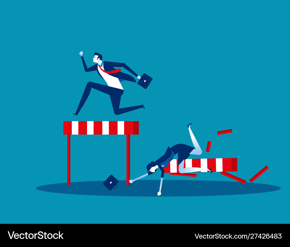 Competition business concept business Royalty Free Vector
