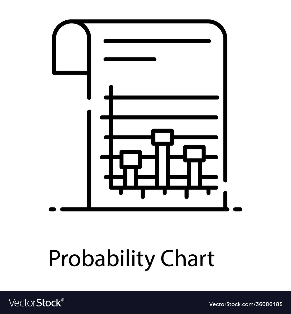Probability chart Royalty Free Vector Image - VectorStock Probability chart Royalty Free Vector Image - VectorStock