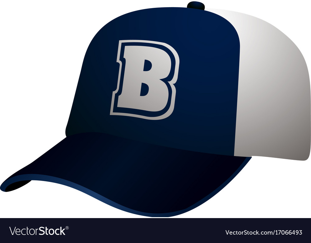 Isolated baseball cap Royalty Free Vector Image