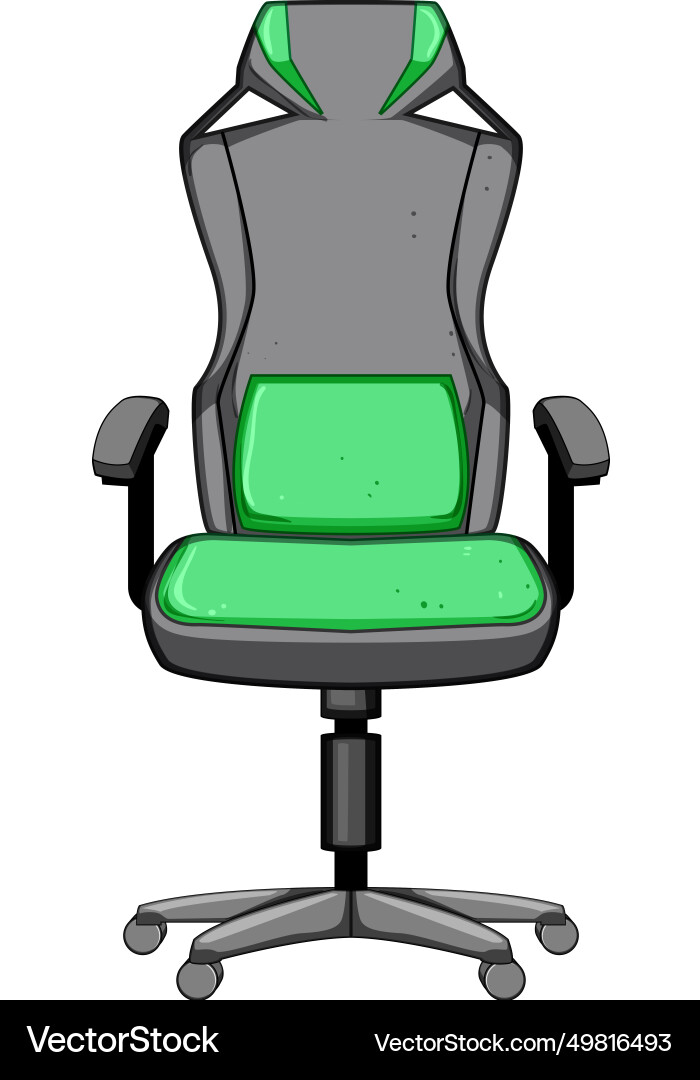Seat game chair cartoon Royalty Free Vector Image
