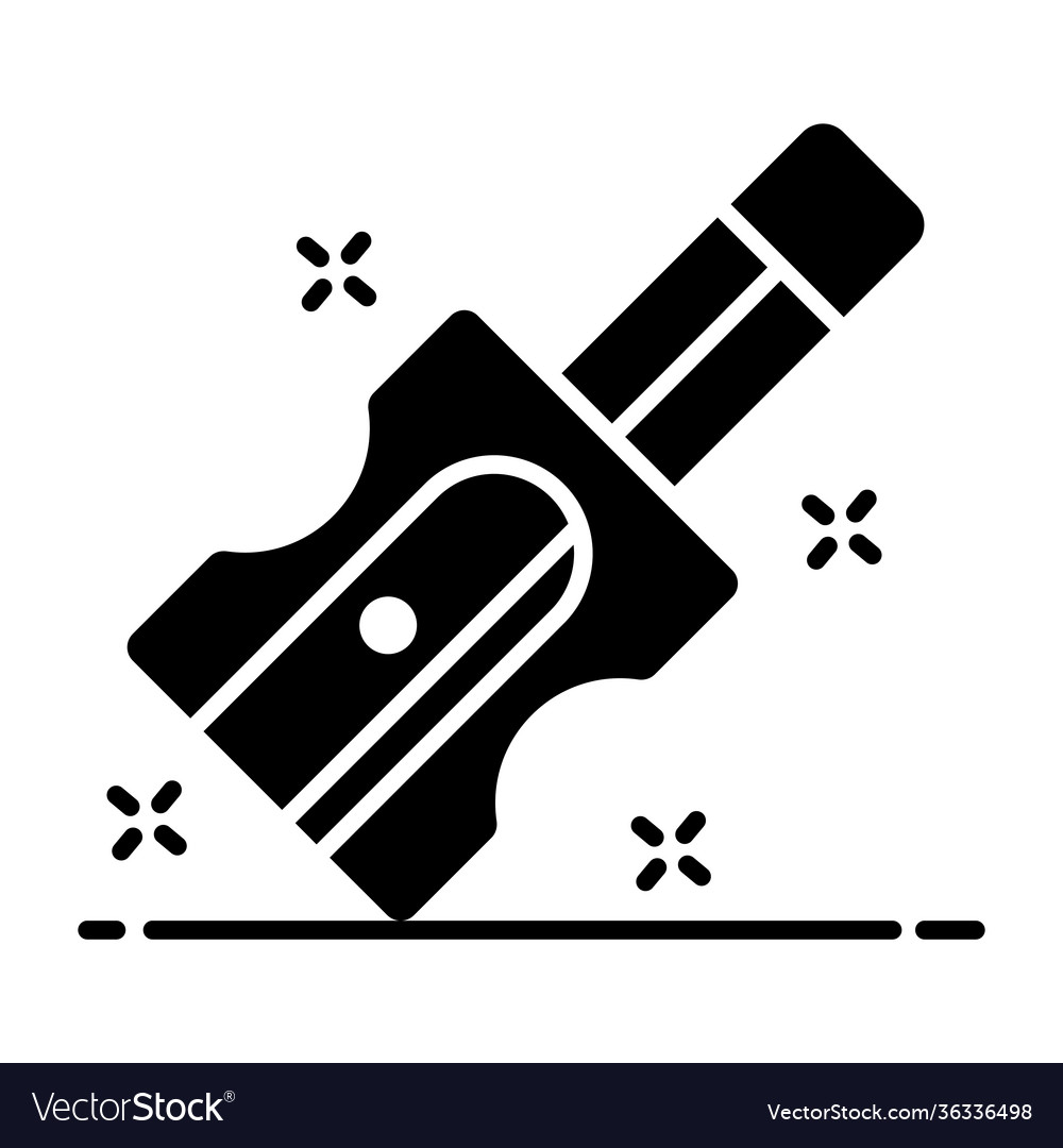 Pencil sharpener Royalty Free Vector Image - VectorStock