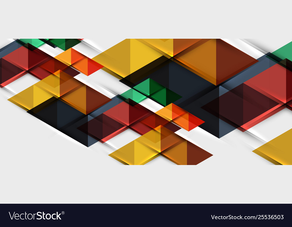 Abstract geometric background modern overlapping Vector Image