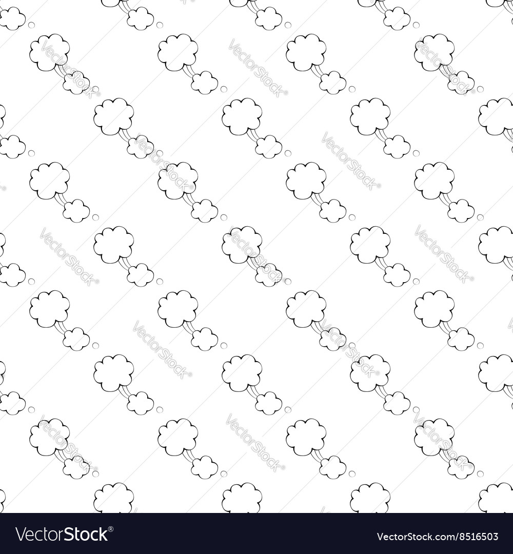 Speech bubble pattern seamless Royalty Free Vector Image