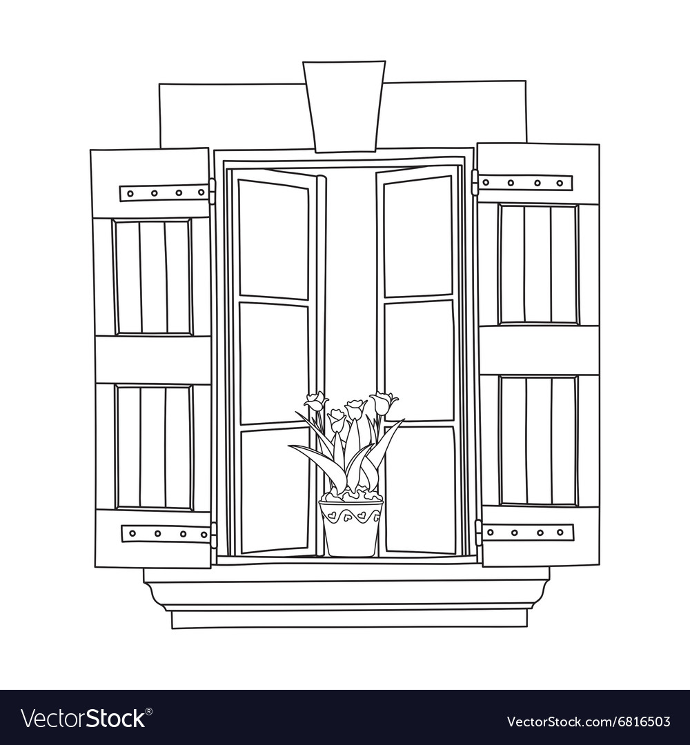Window Royalty Free Vector Image - VectorStock