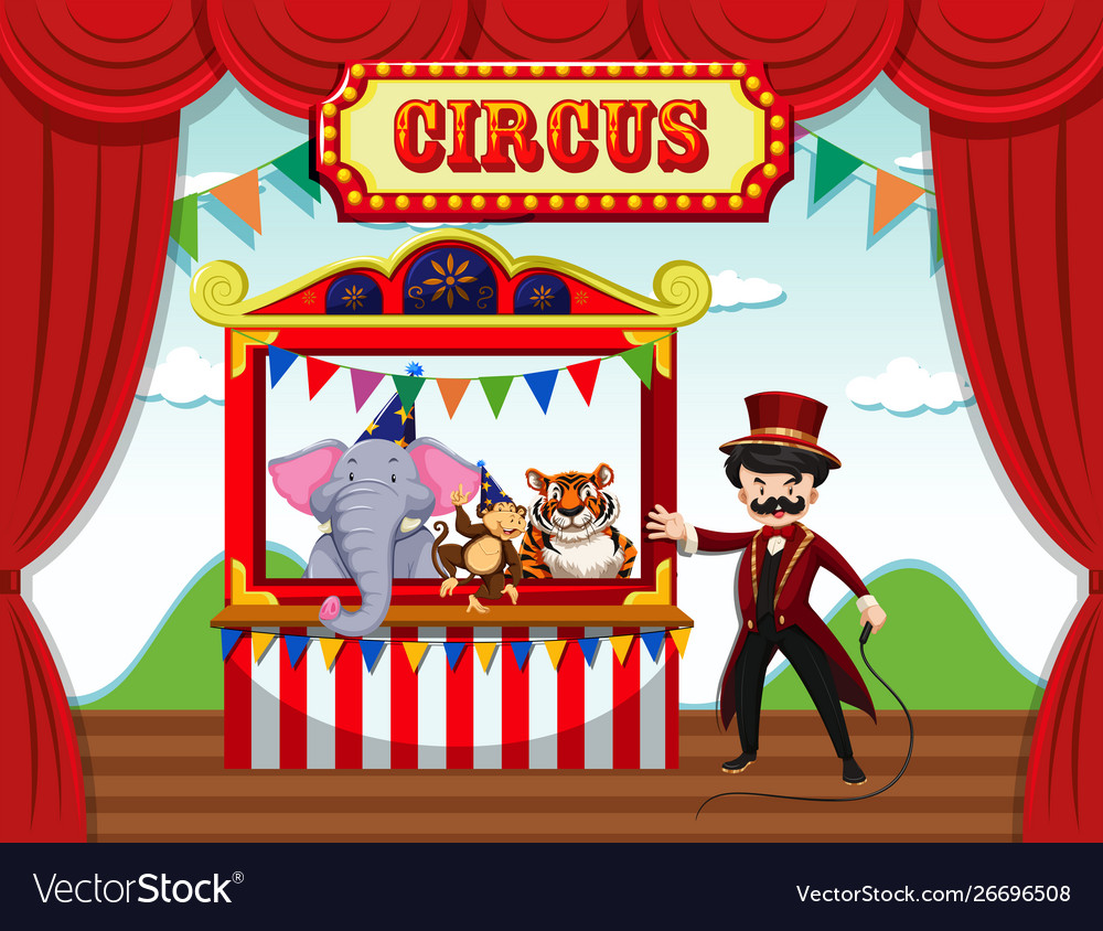 Zirkus Vorlage
