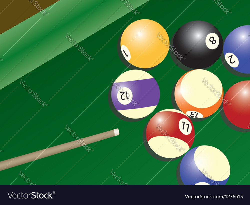 Billard Royalty Free Vector Image - VectorStock