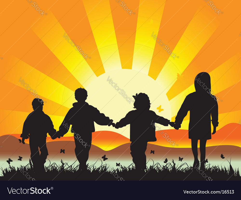 Children Royalty Free Vector Image - VectorStock