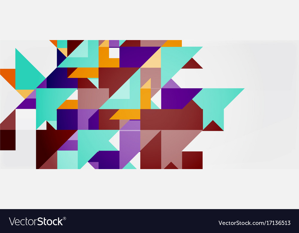 Triangle pattern design background Royalty Free Vector Image