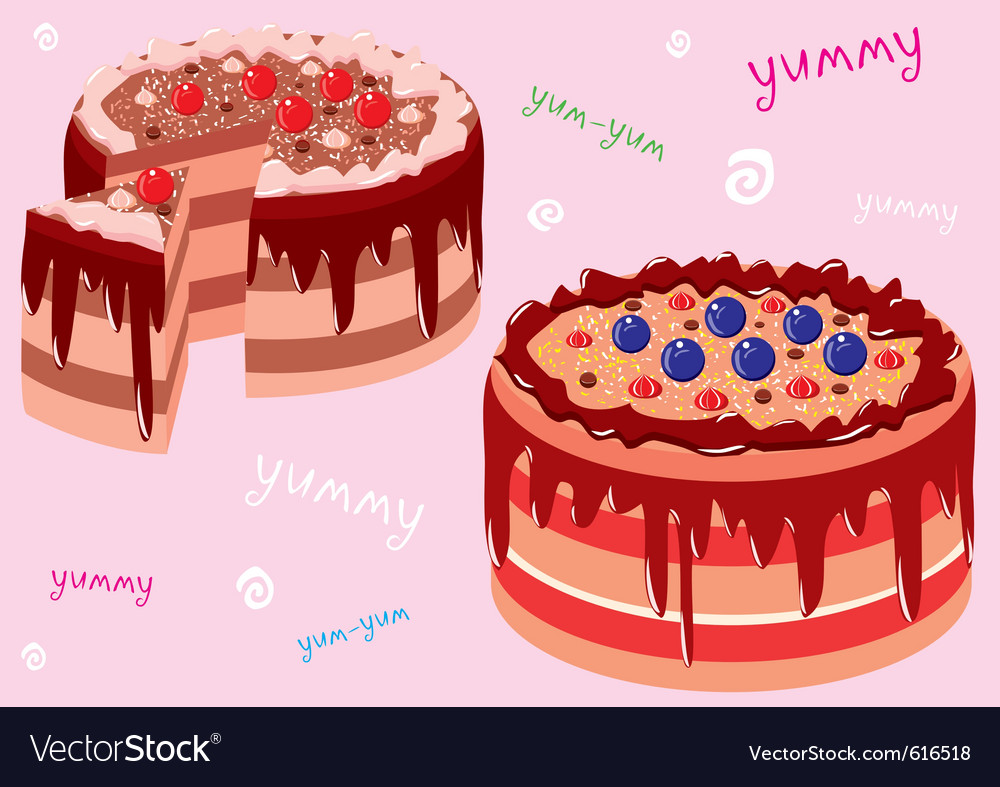 Cake Royalty Free Vector Image - VectorStock
