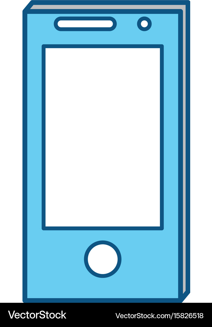 Smartphone technology symbol Royalty Free Vector Image