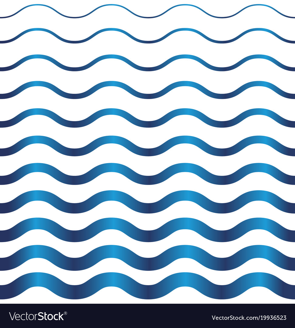 Abstract seamless wave pattern Royalty Free Vector Image