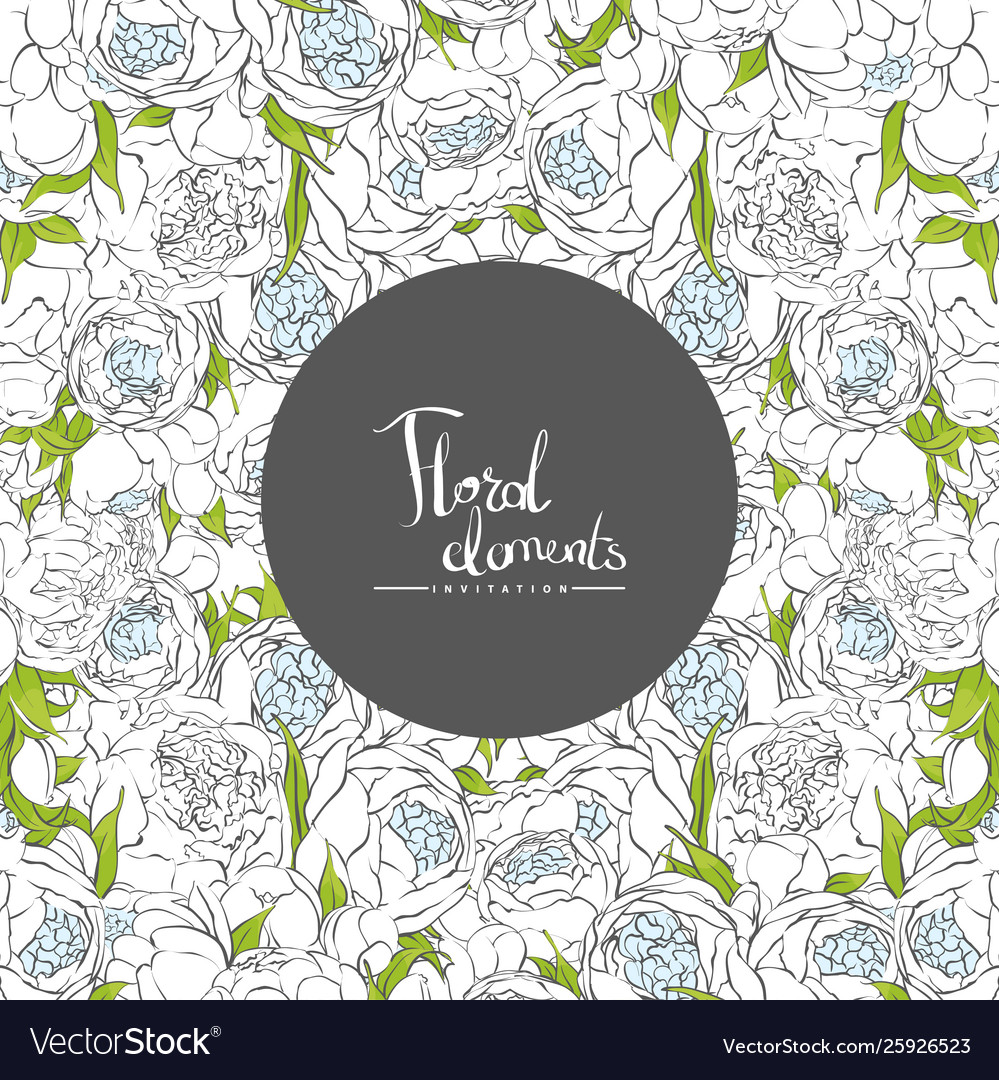 Loral pattern background Royalty Free Vector Image