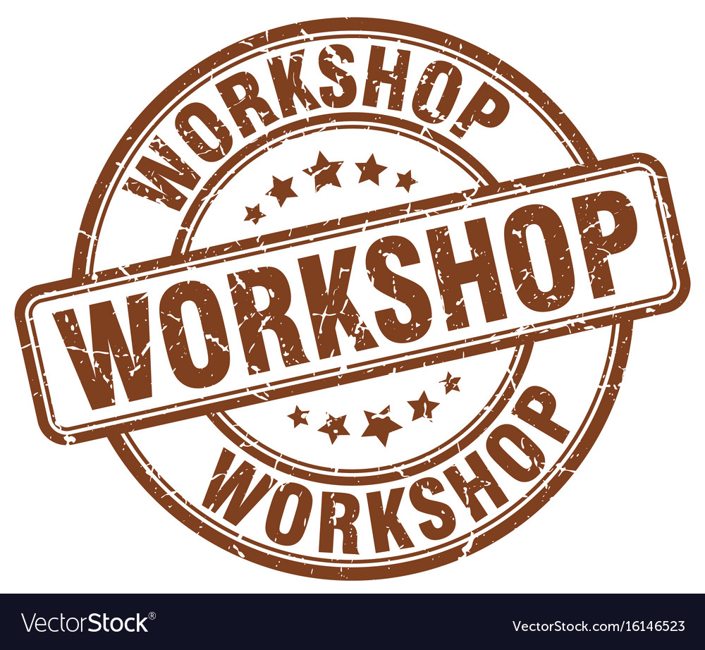 Workshop stamp Royalty Free Vector Image - VectorStock