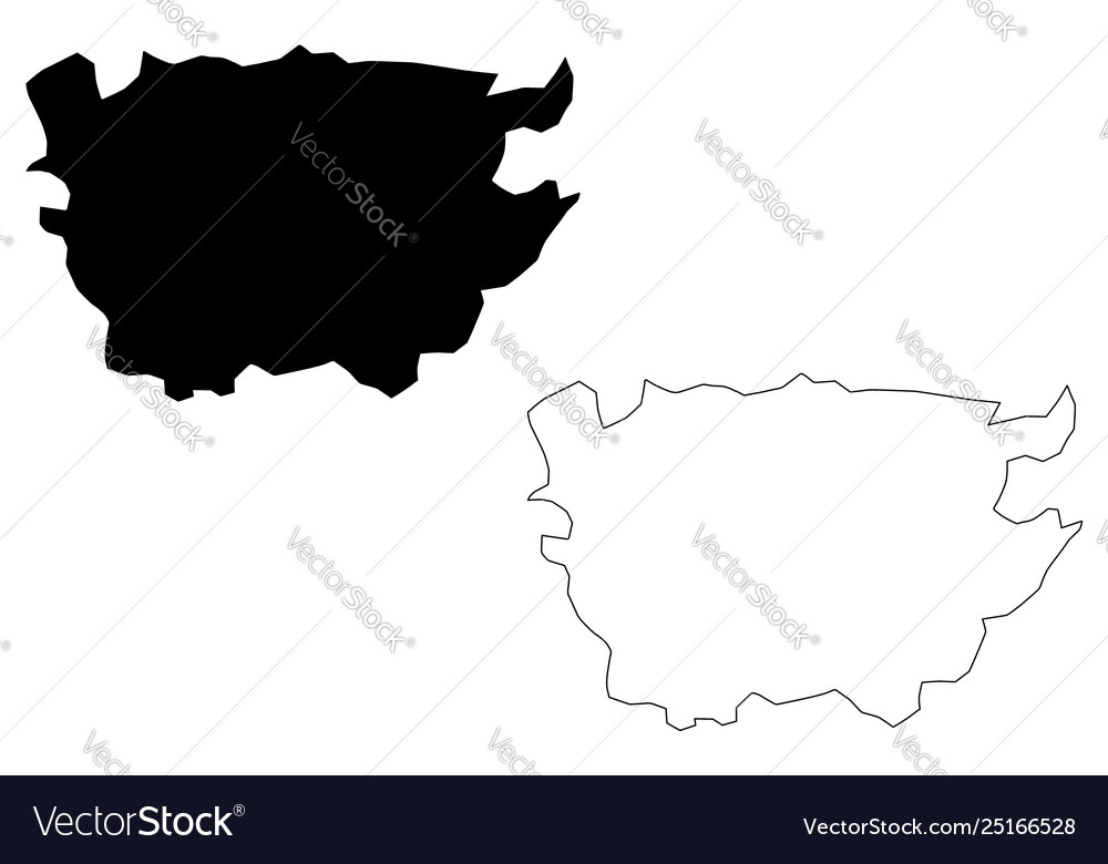 Ain defla province map Royalty Free Vector Image Ain defla province map Royalty Free Vector Image