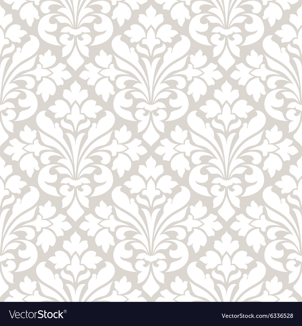 Seamless damask pattern Royalty Free Vector Image