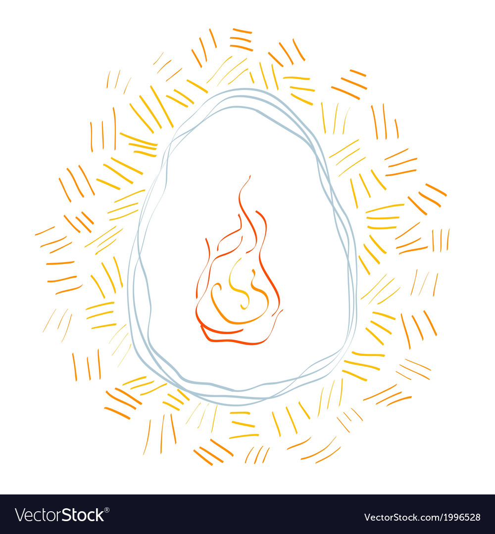 Simple easter egg Royalty Free Vector Image - VectorStock