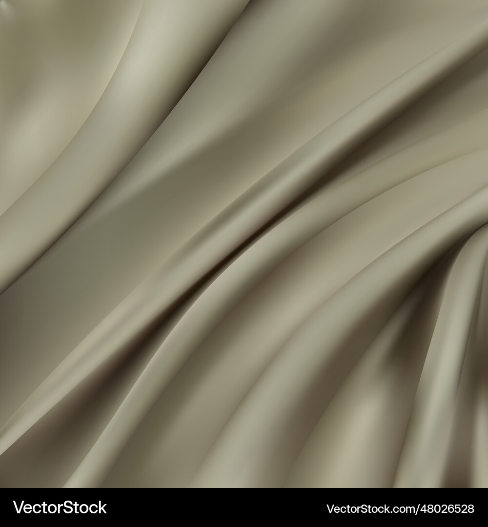 Soft silk cloth or satin fabric texture wrinkled Vector Image