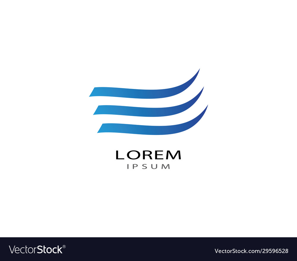 Wave symbol icon design Royalty Free Vector Image Wave symbol icon design Royalty Free Vector Image