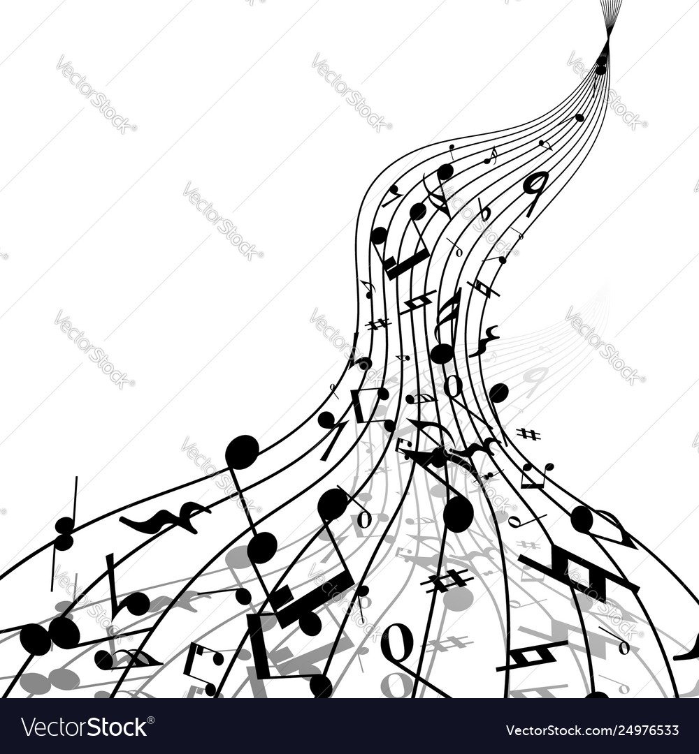 Musical notes design Royalty Free Vector Image