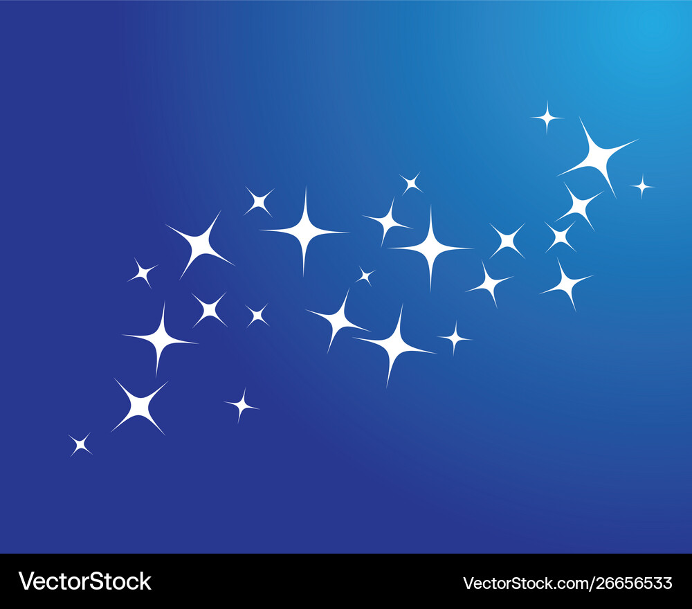 Star background template Royalty Free Vector Image