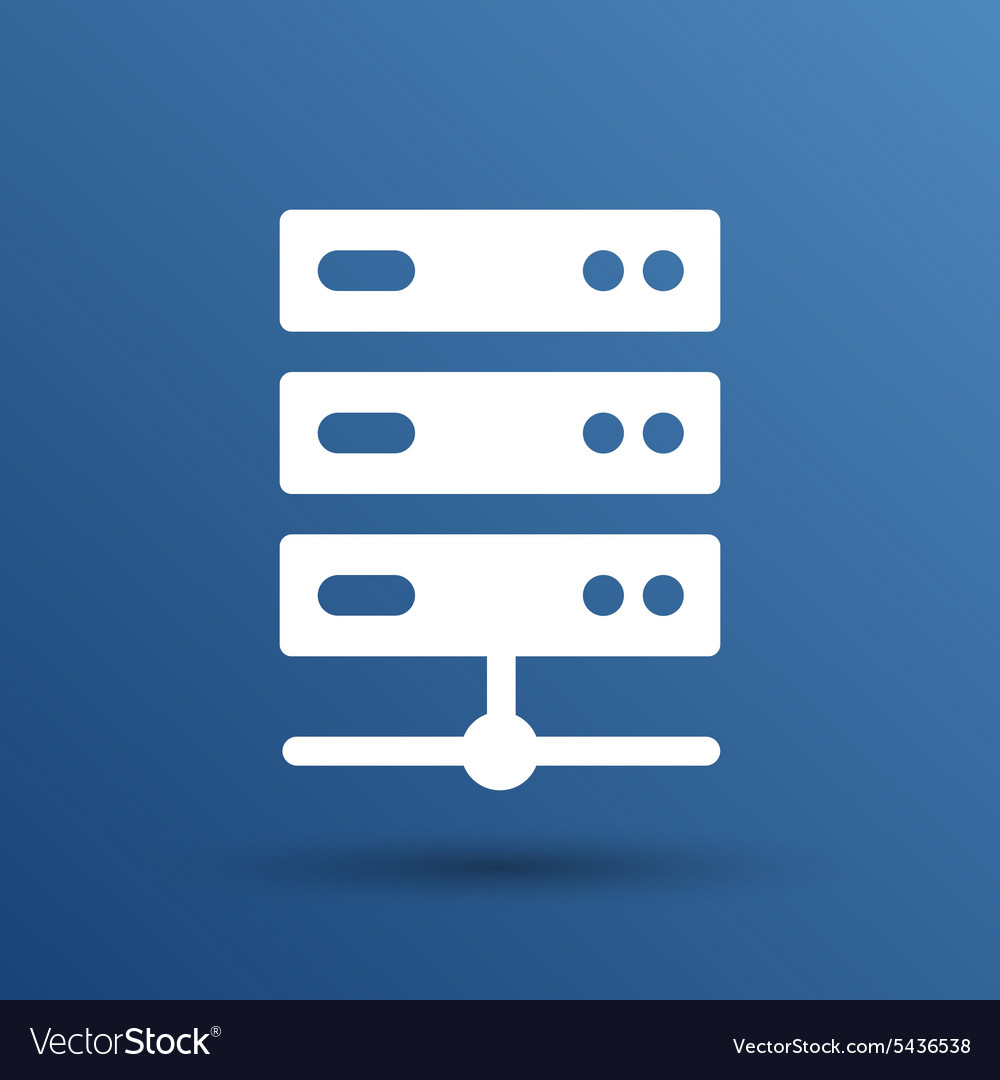 Server System Icon Royalty Free Vector Image - VectorStock