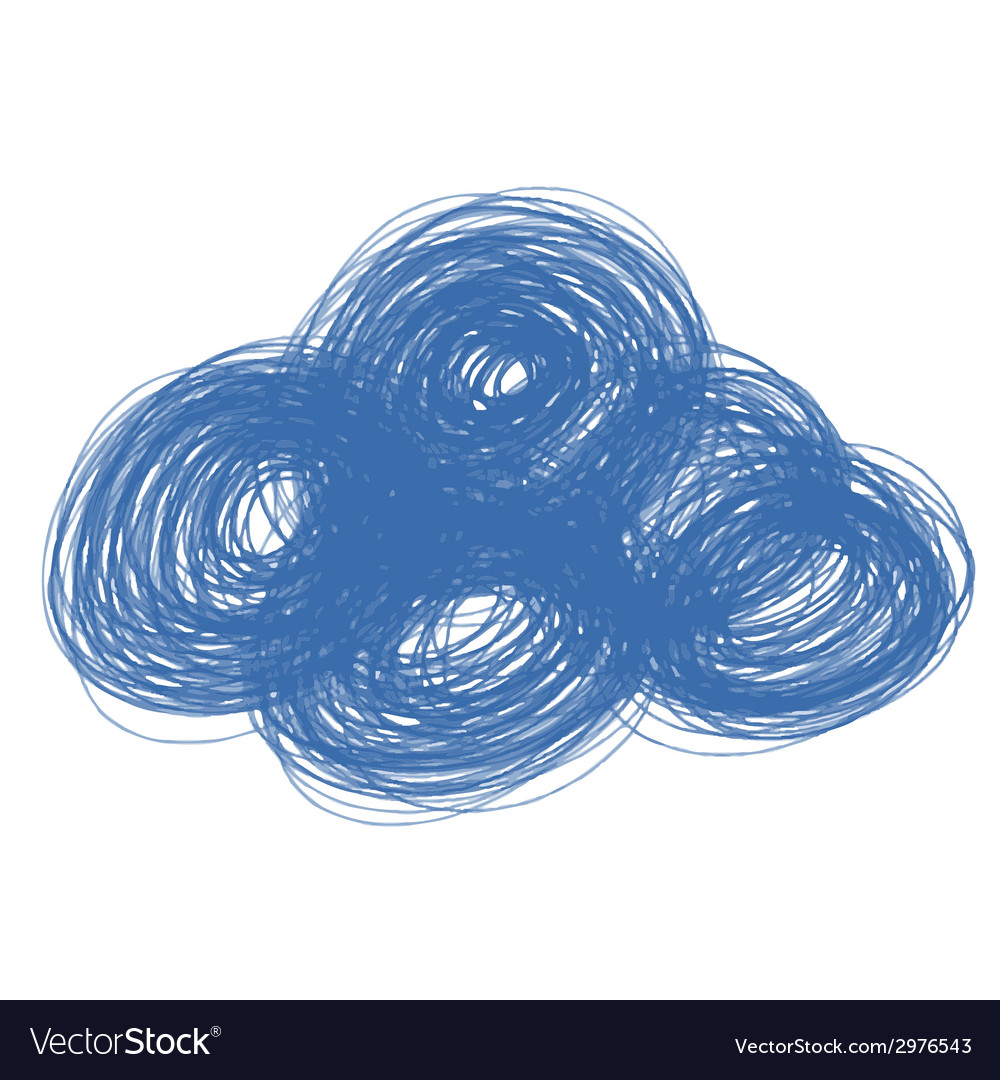 Abstract cloud Royalty Free Vector Image - VectorStock