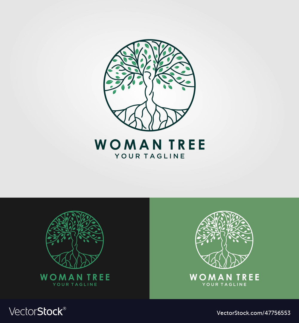 Human tree logo Royalty Free Vector Image - VectorStock