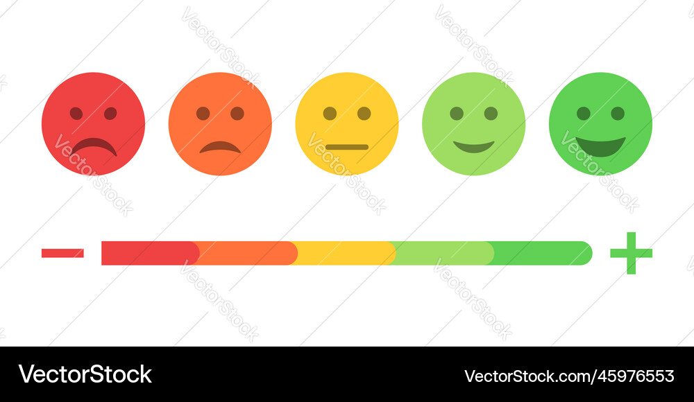Review rating icon in flat style customer Vector Image