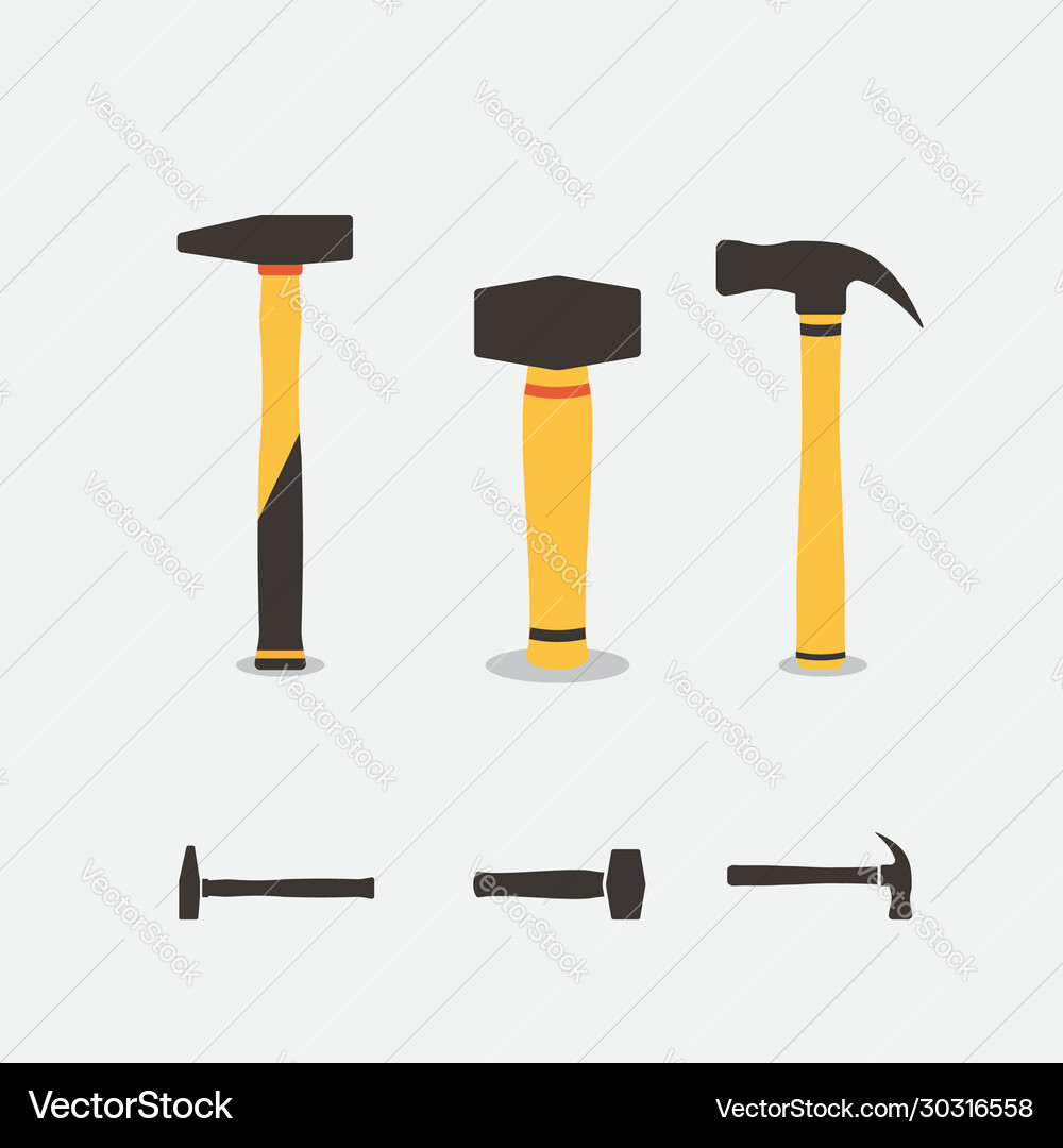 3 different hummer icons isolated Royalty Free Vector Image