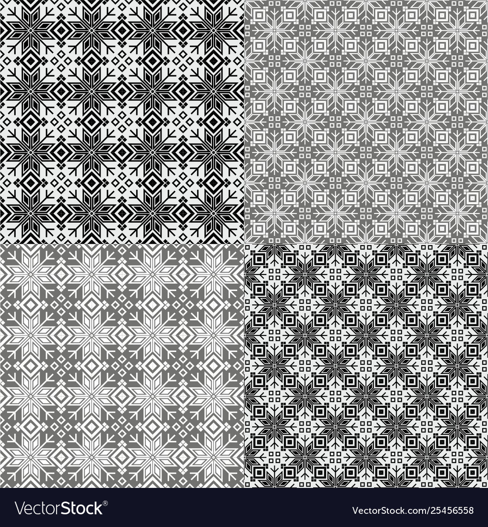 4 seamless backgrounds Royalty Free Vector Image