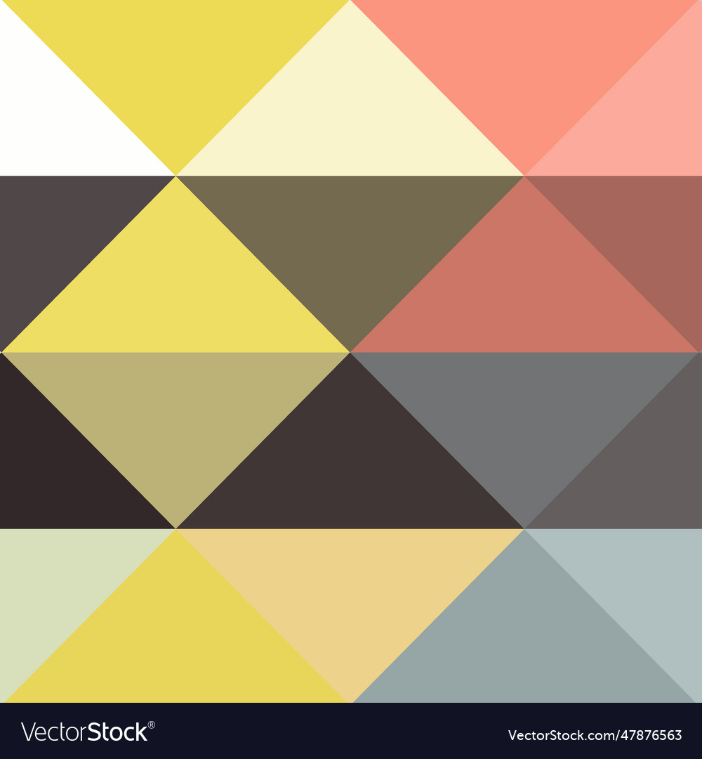 Colored triangles modern triangular background Vector Image