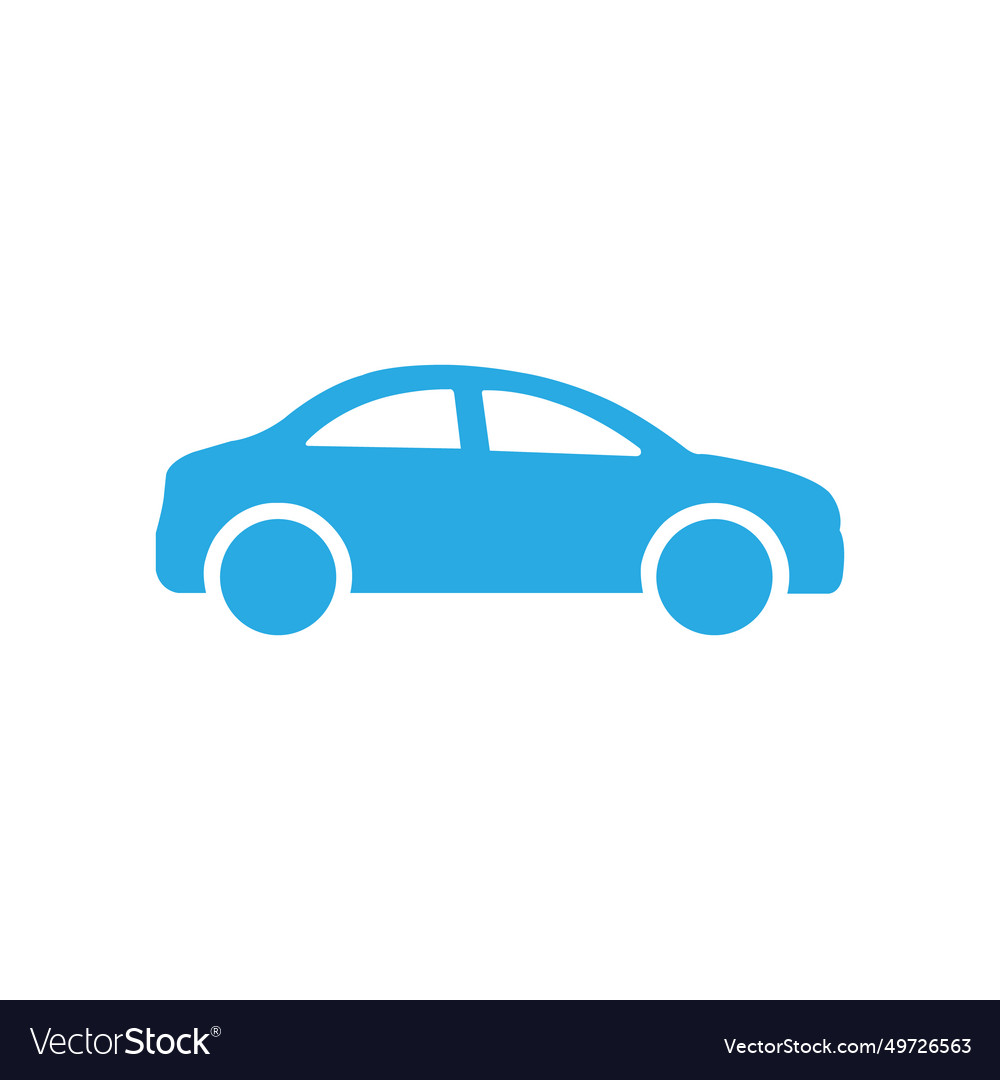 Eps10 blue car icon Royalty Free Vector Image - VectorStock Eps10 blue car icon Royalty Free Vector Image - VectorStock